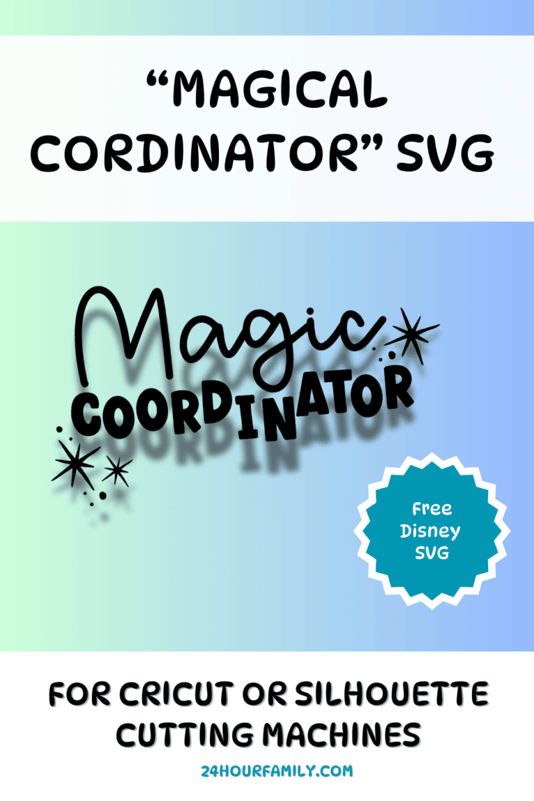 Disney's Magical Coordinator SVG (Free Cut File)