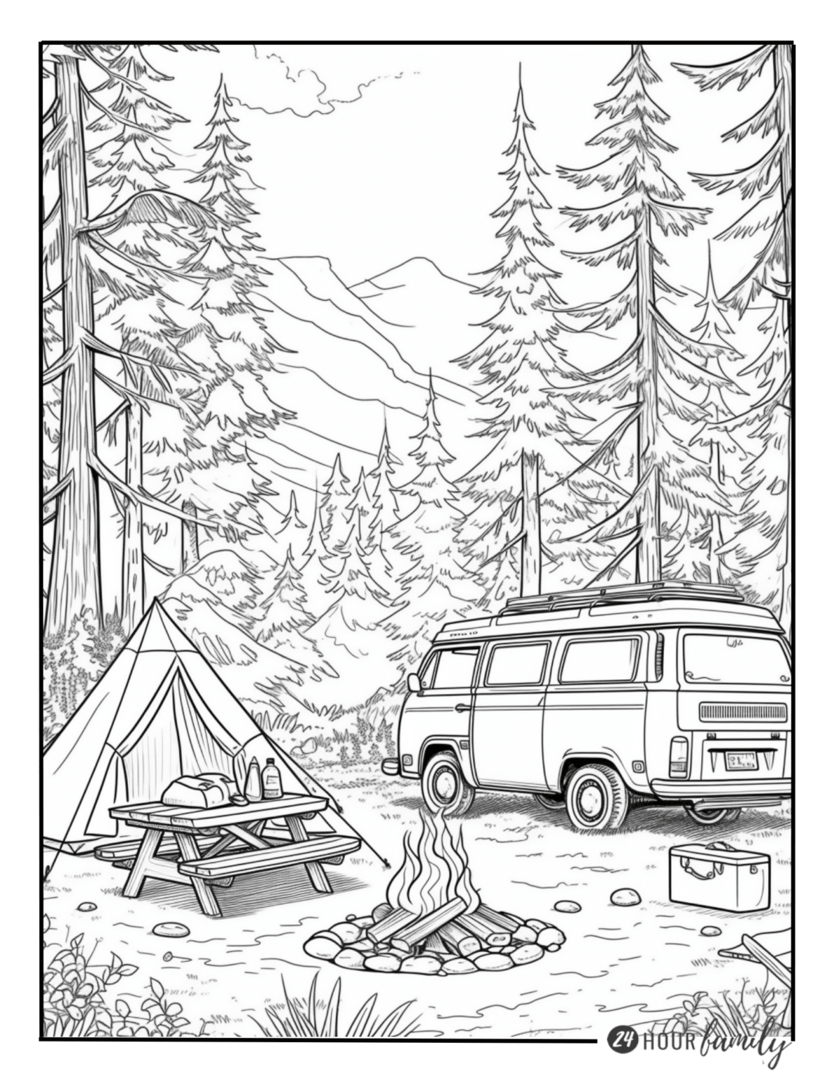 15 Cute Aesthetic Coloring Pages (Free to Print)