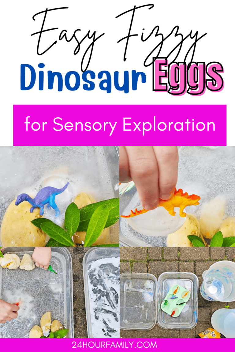 Fizzy Dinosaur Eggs Sensory Play Activity For Preschoolers