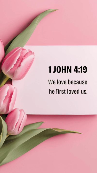 Pink Bible Verse Wallpaper- Free To Download
