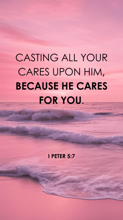 Pink Bible Verse Wallpaper- Free To Download