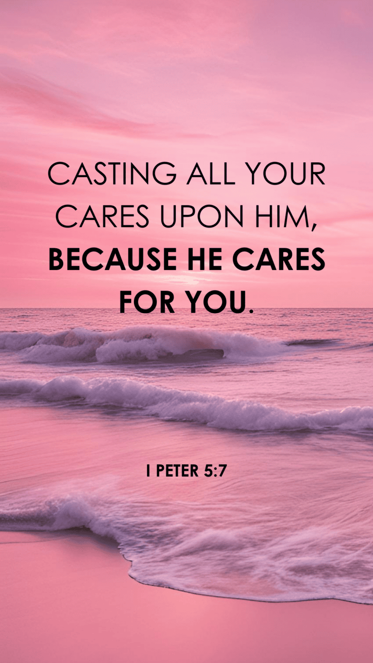 Pink Bible Verse Wallpaper- Free To Download