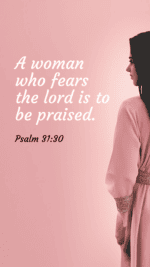 Pink Bible Verse Wallpaper- Free To Download