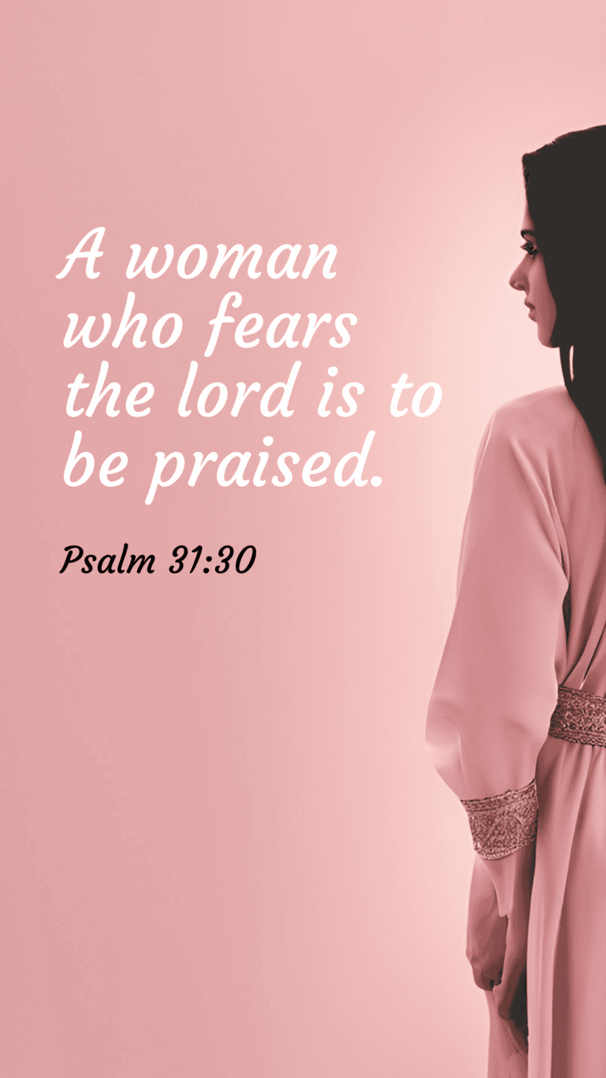 Pink Bible Verse Wallpaper- Free To Download