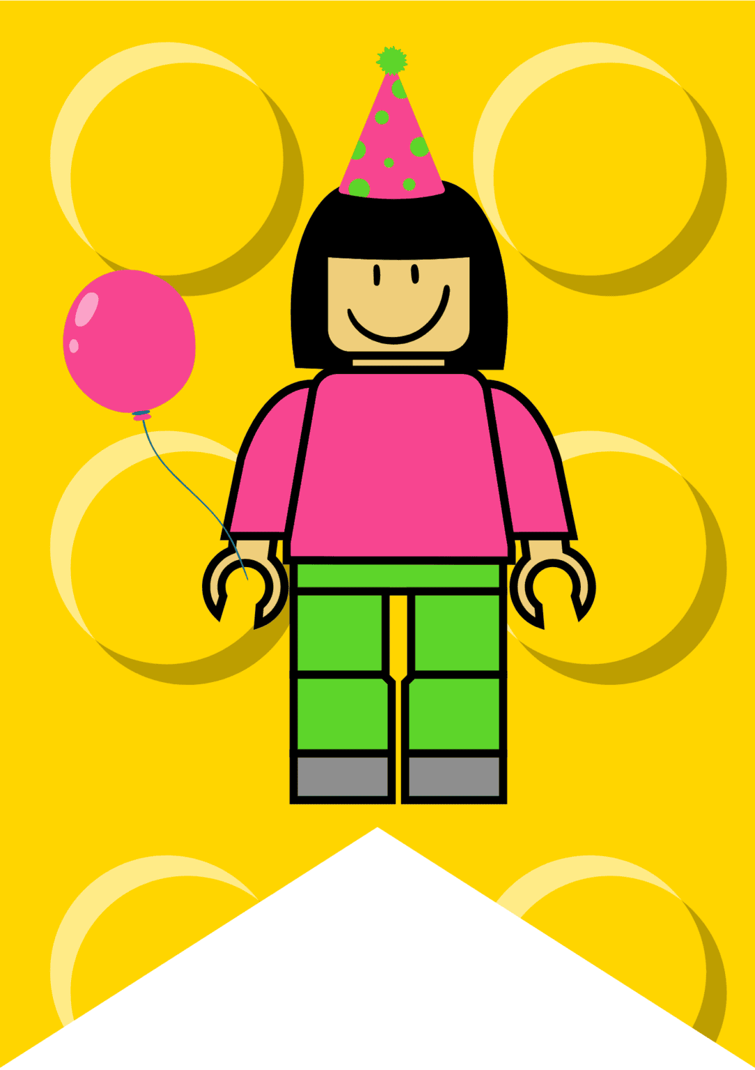 Printable Lego Birthday Banner For Girls (Free Banner)