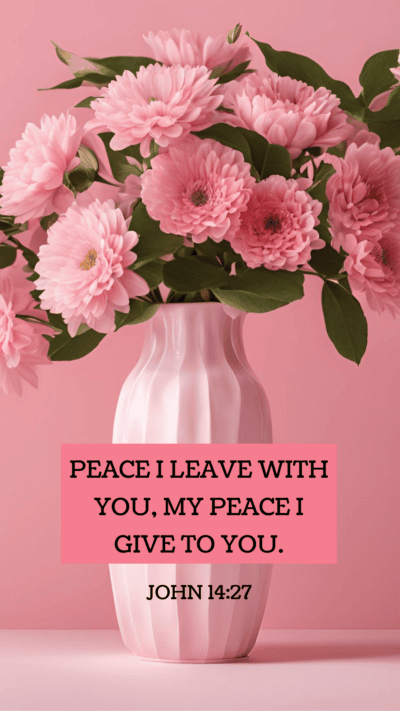 Pink Bible Verse Wallpaper- Free To Download
