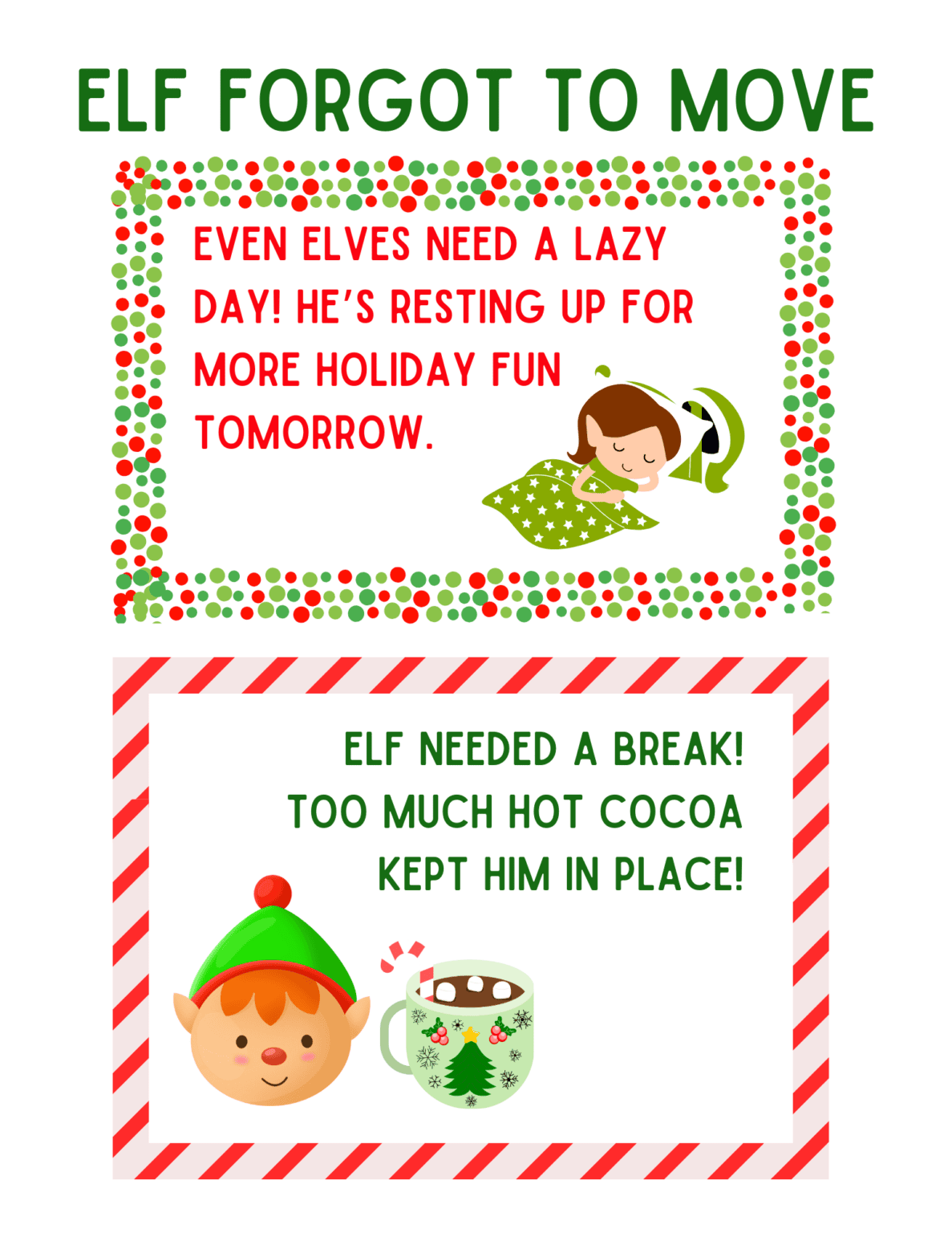Oops! Free Elf Forgot to Move Printable – Problem Solved!