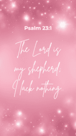 Pink Bible Verse Wallpaper- Free To Download