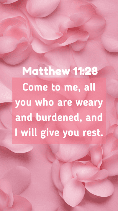 Pink Bible Verse Wallpaper- Free To Download
