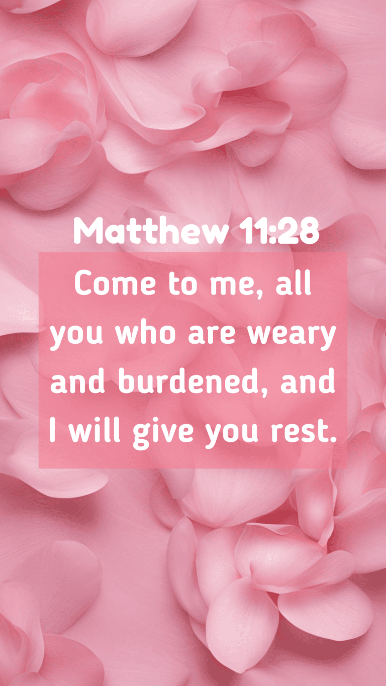 Pink Bible Verse Wallpaper- Free To Download