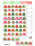 Design an Ugly Christmas Sweater Worksheets (Free to Print ...