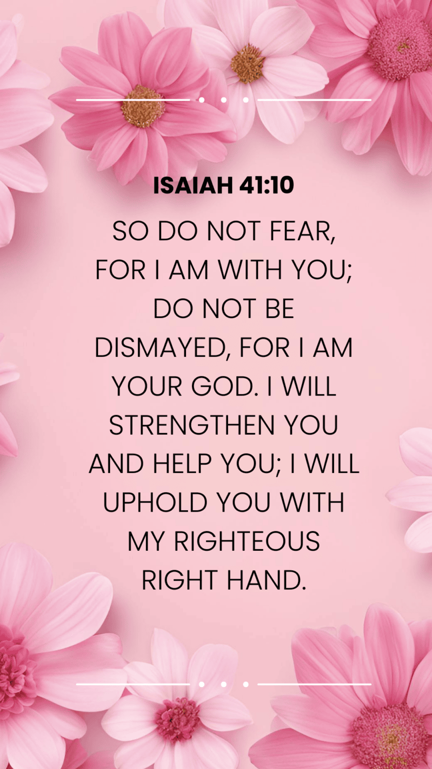 Pink Bible Verse Wallpaper- Free To Download