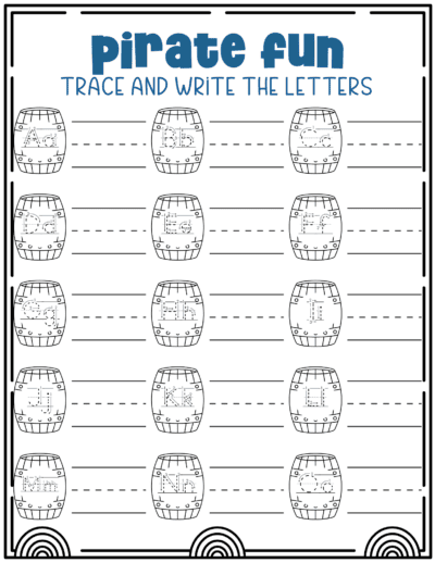 15 Free Printable Pirate Activities (Worksheets for Kids)