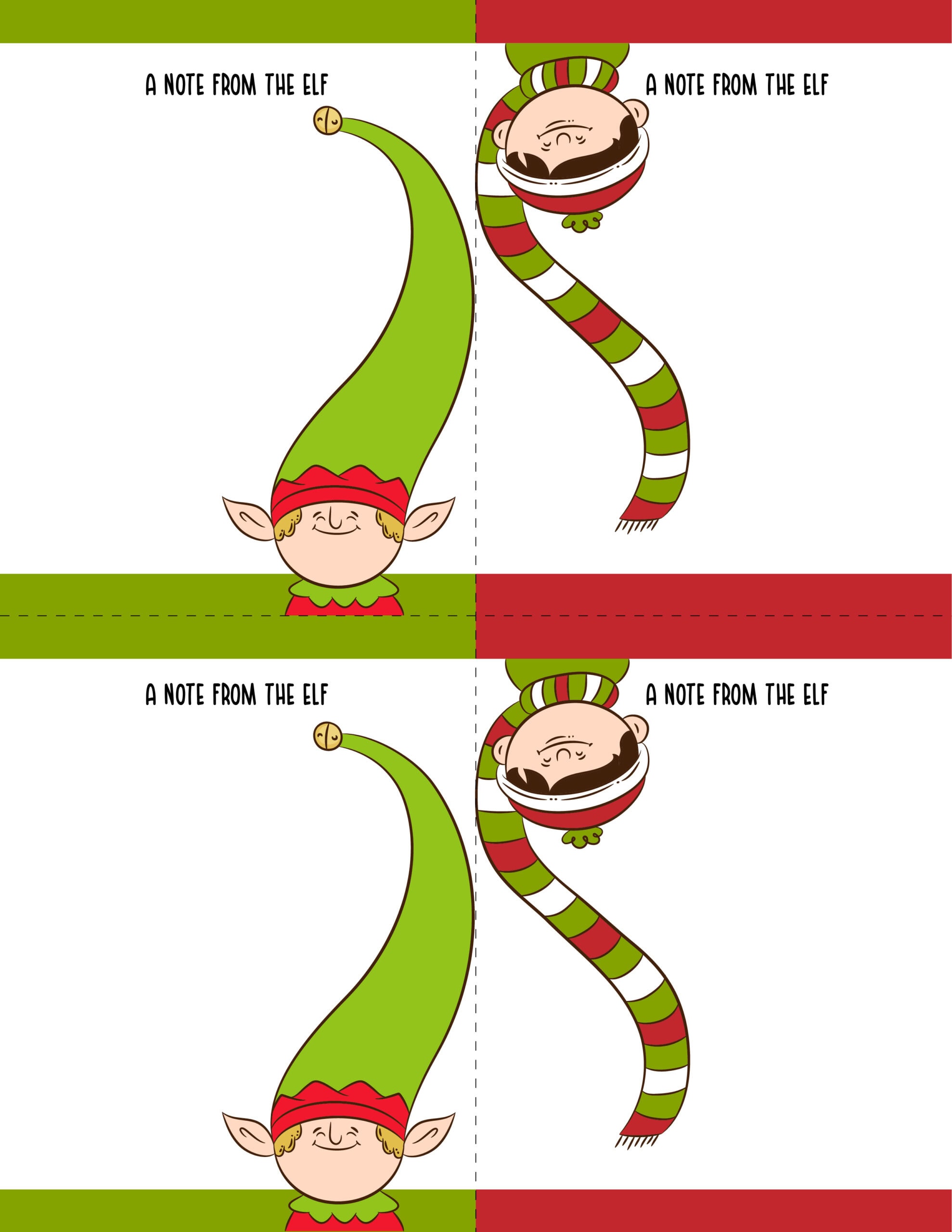 Printable Elf on the Shelf Notes (Free Download)