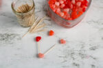 Heart Jelly Bean Toothpick Stem Structure Activity for Kids