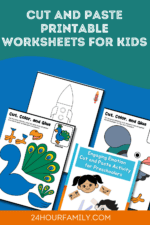 Cut and Paste Printable Worksheets for Kids