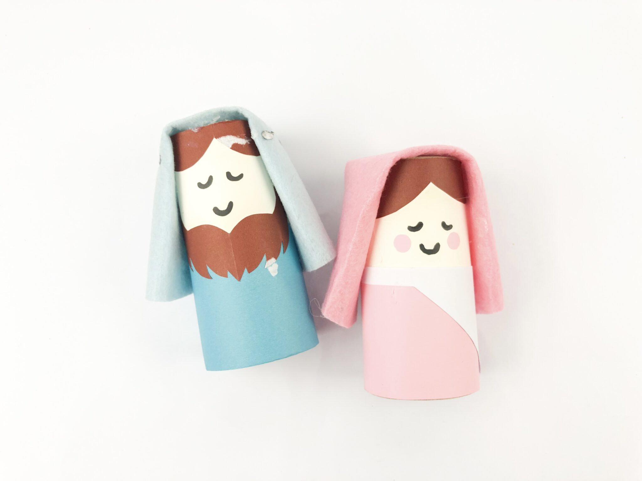 Nativity Toilet Paper Roll Craft - 24hourfamily.com
