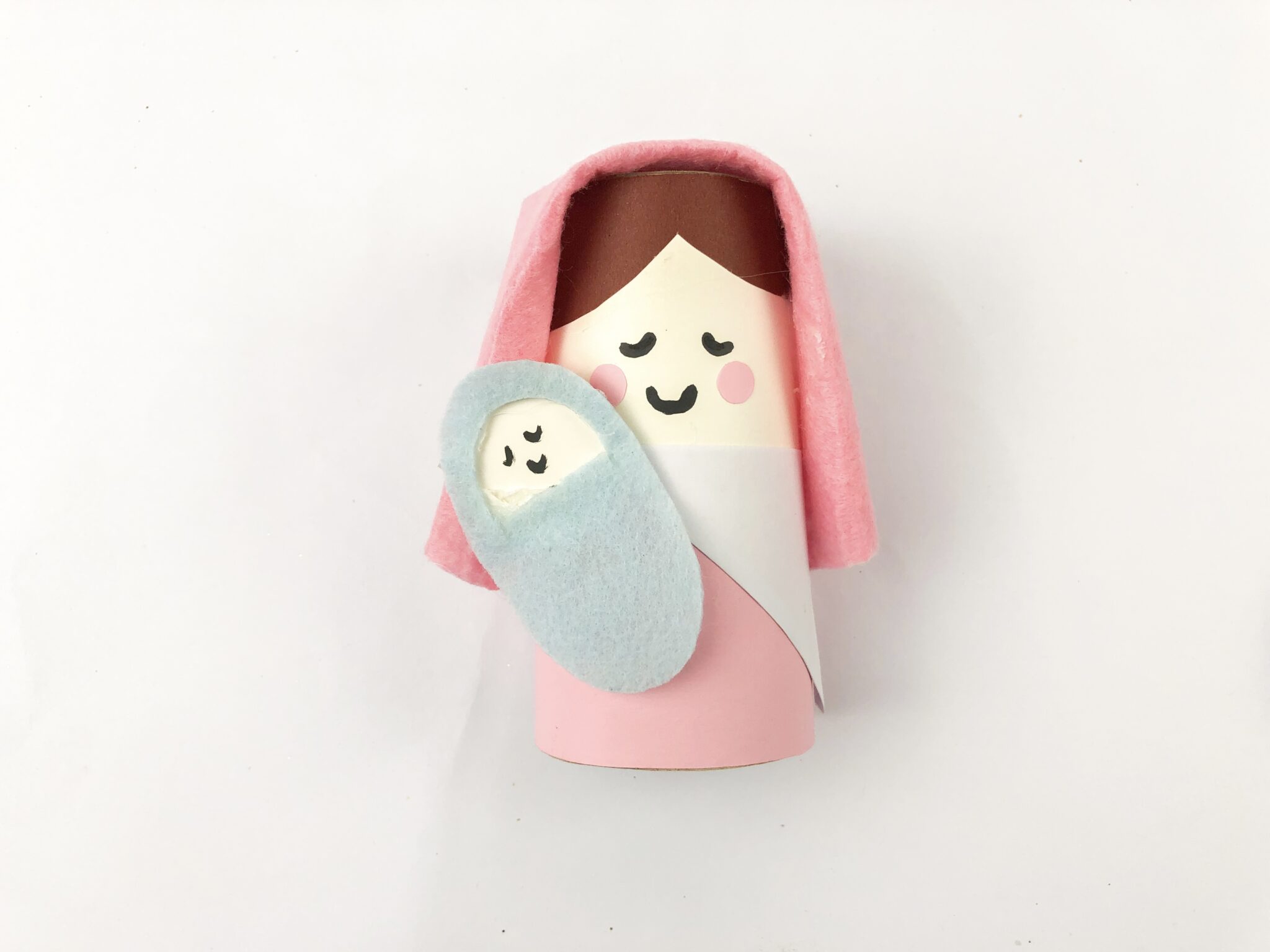 Nativity Toilet Paper Roll Craft - 24hourfamily.com
