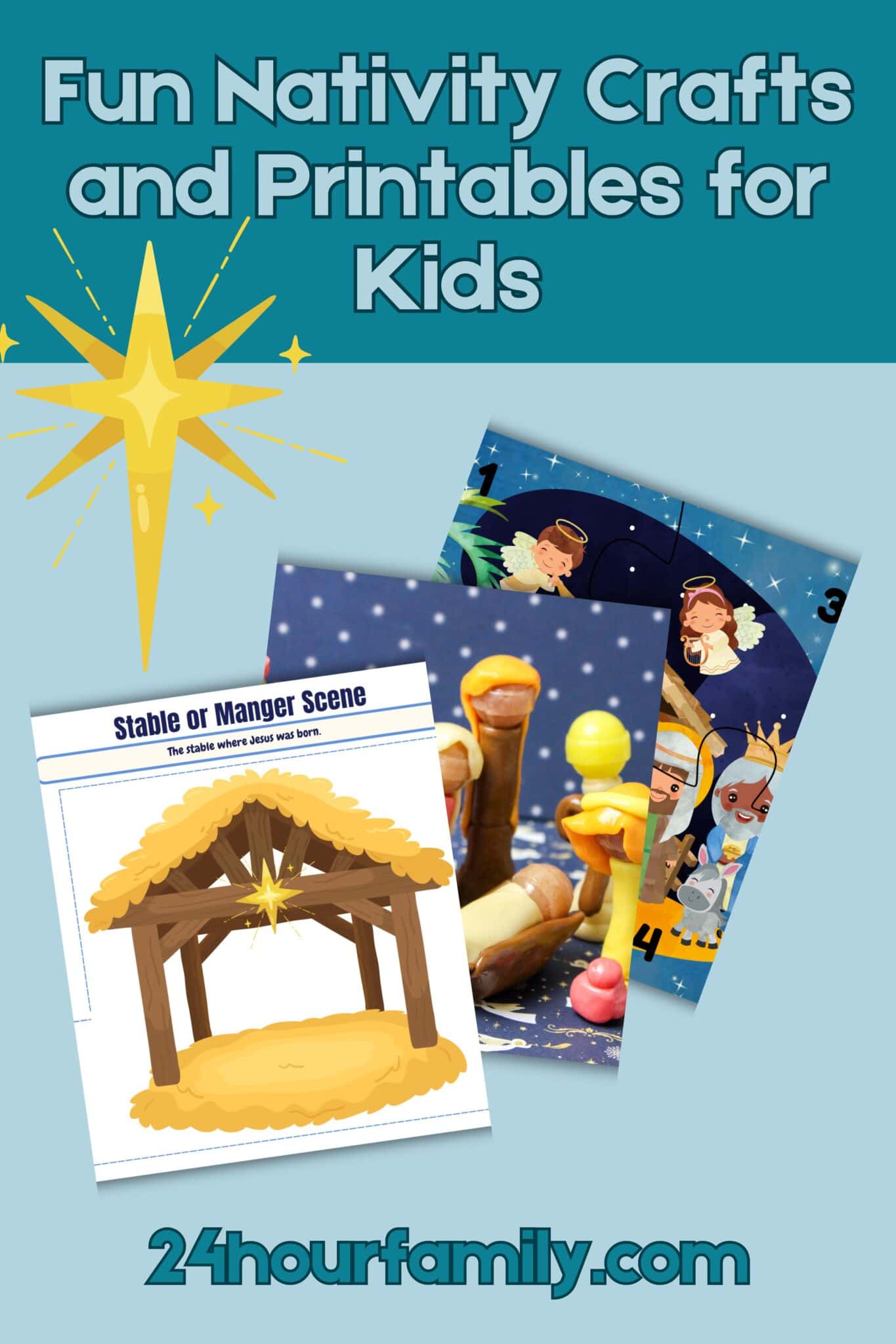 11+ Nativity Craft Ideas and Printables for Kids - 24hourfamily.com