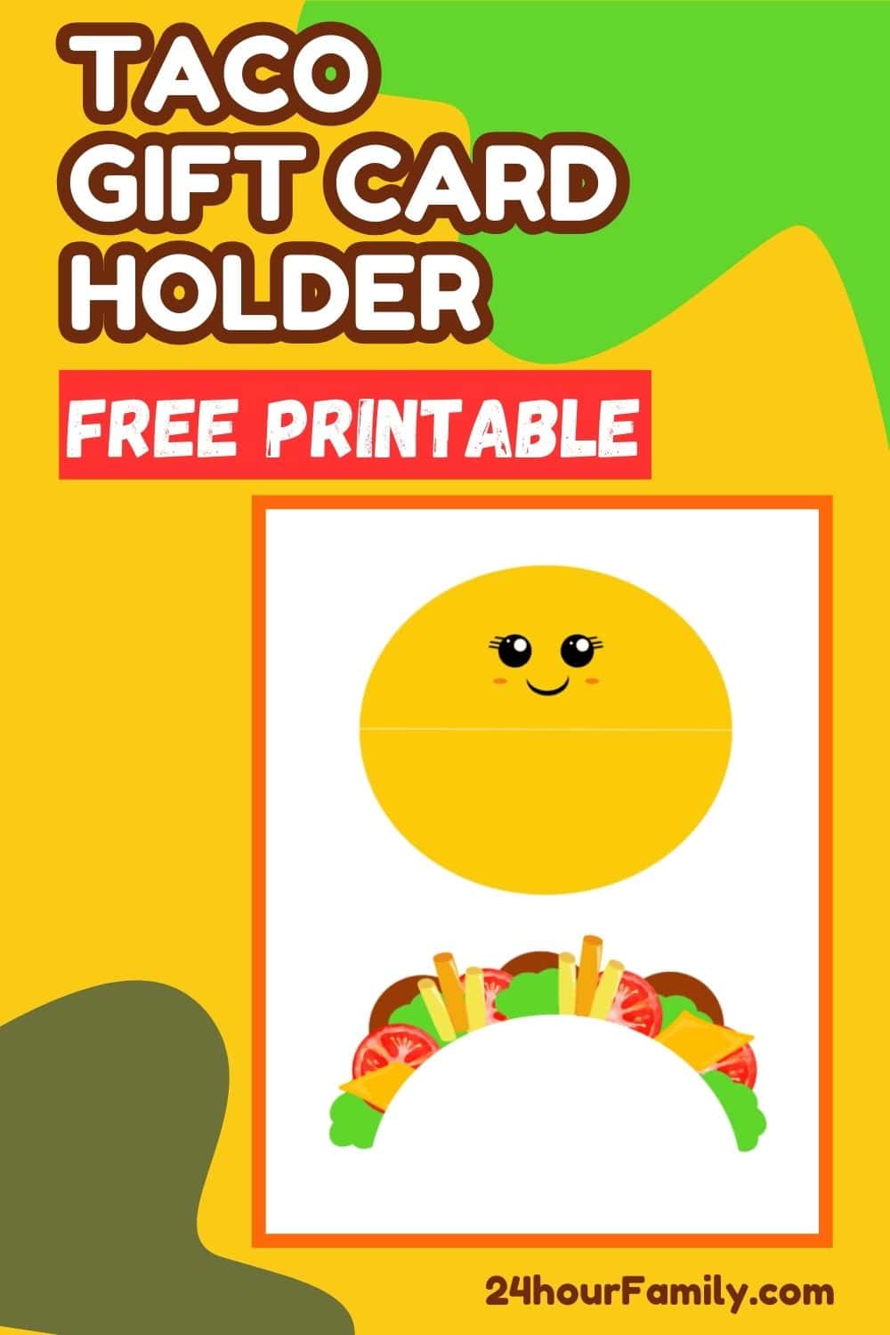 Printable Taco Gift Card Holder (Free To Download)