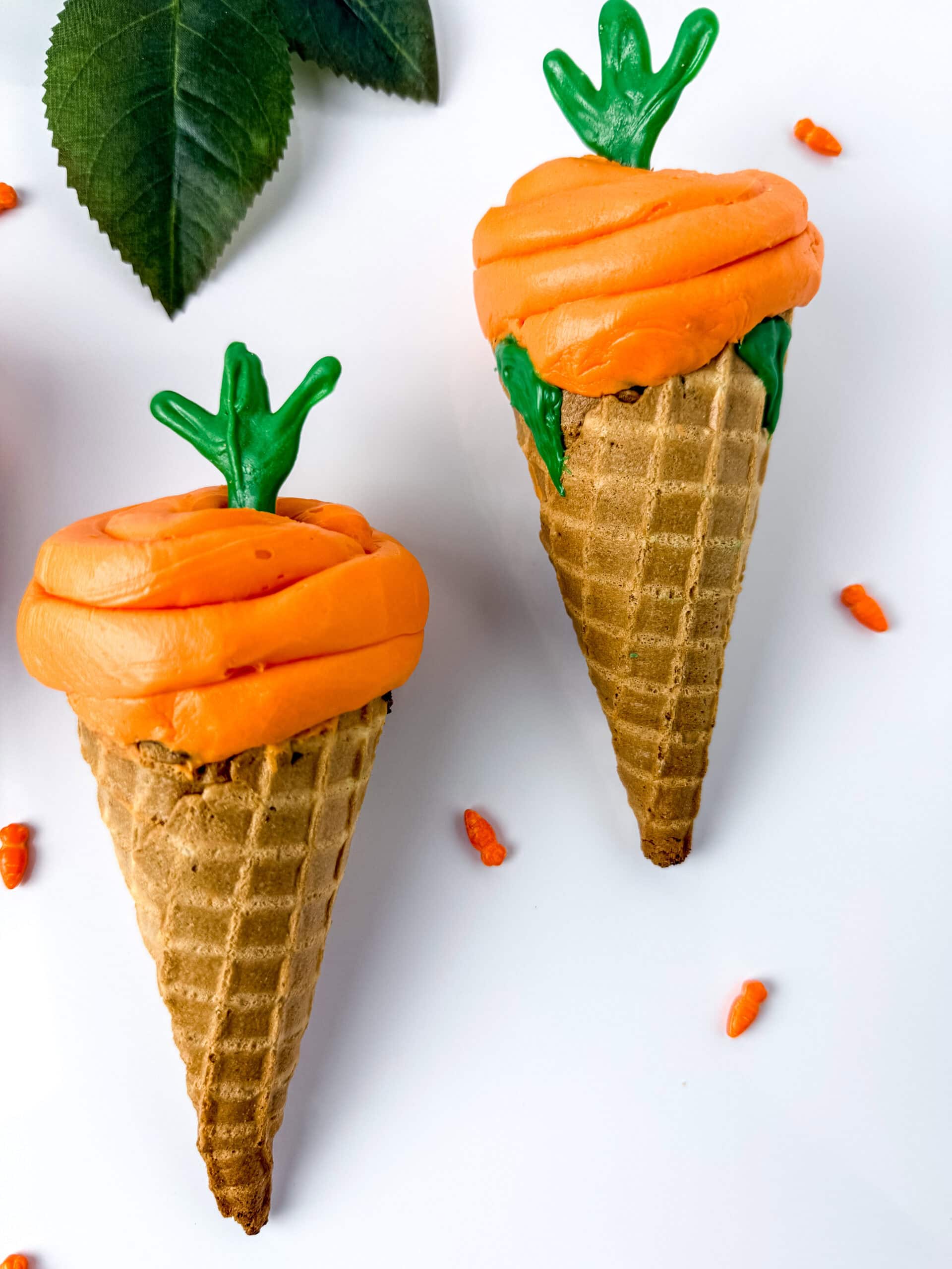 Hop into Spring with This Adorable Easter Carrot Cupcake Cones Recipe