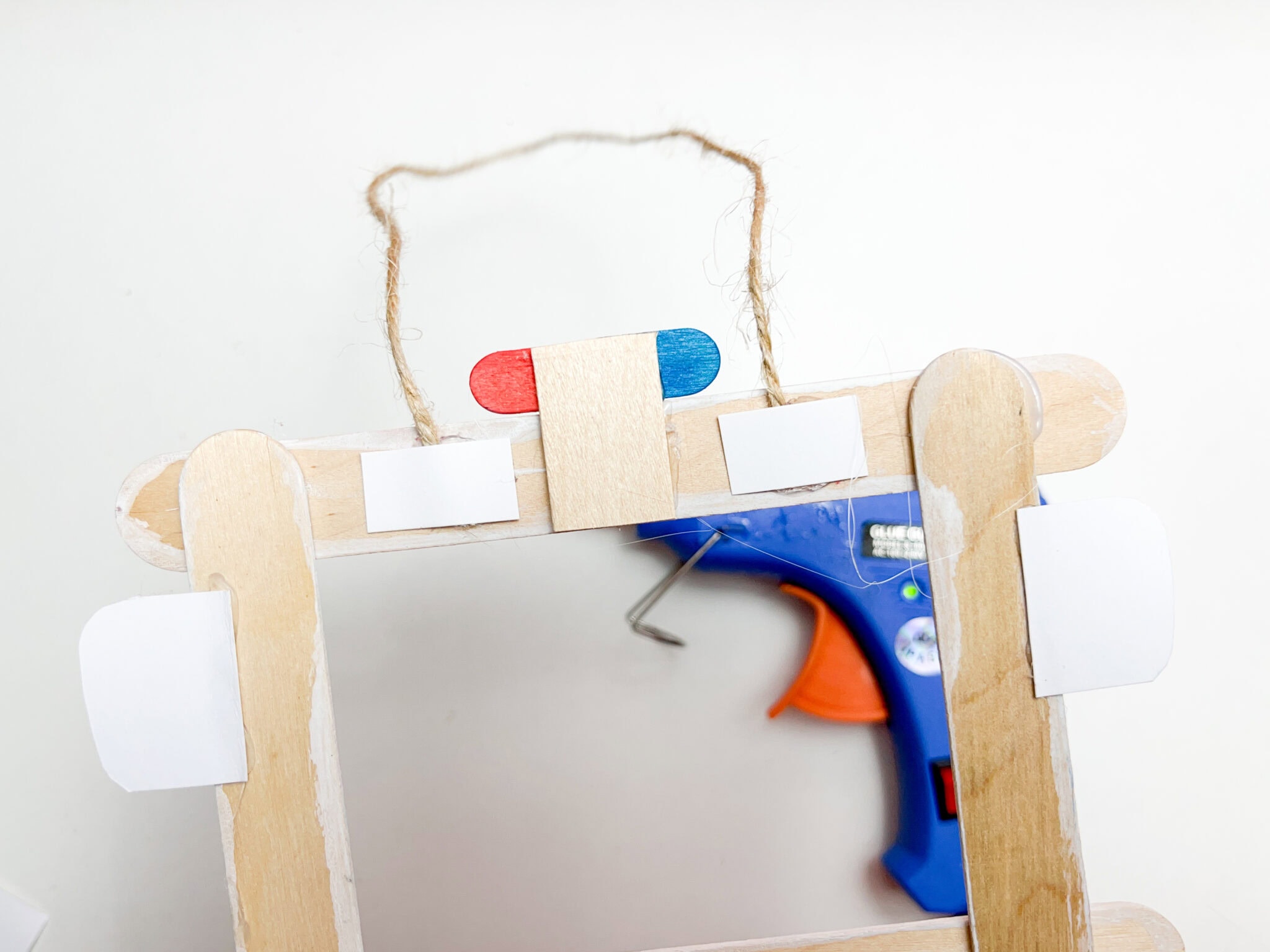 Vehicles Popsicle Stick Frame Craft