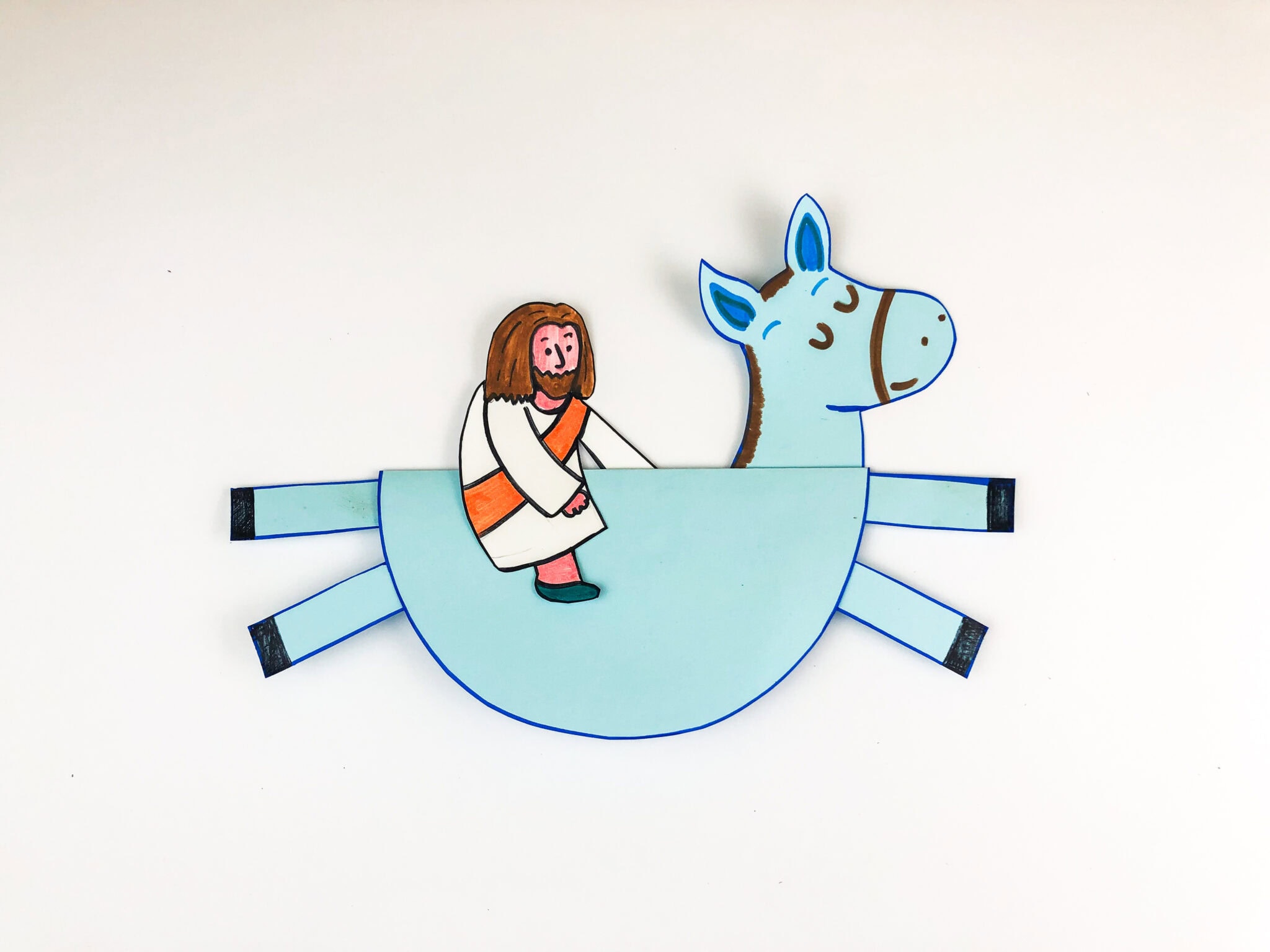 Celebrate Easter with a Palm Sunday Donkey Craft: Recreate Jesus ...