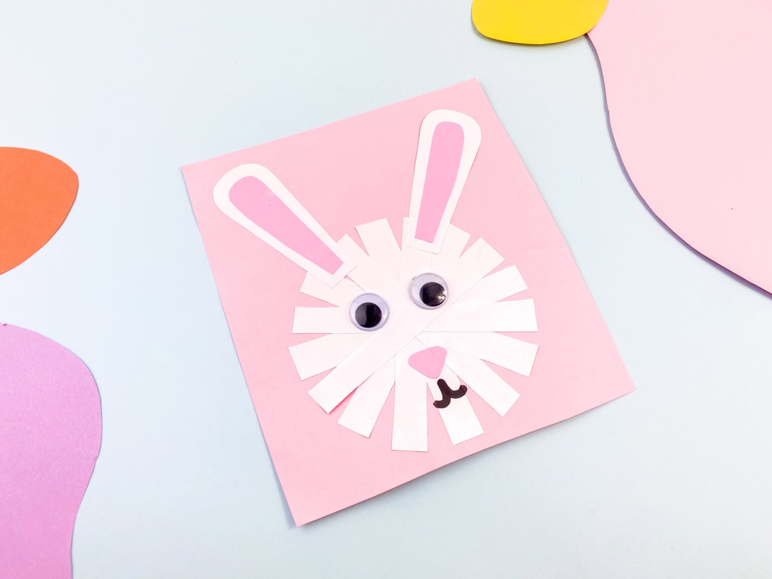 Hippity Hoppity Fun: A Simple Easter Bunny Paper Craft for Kids!