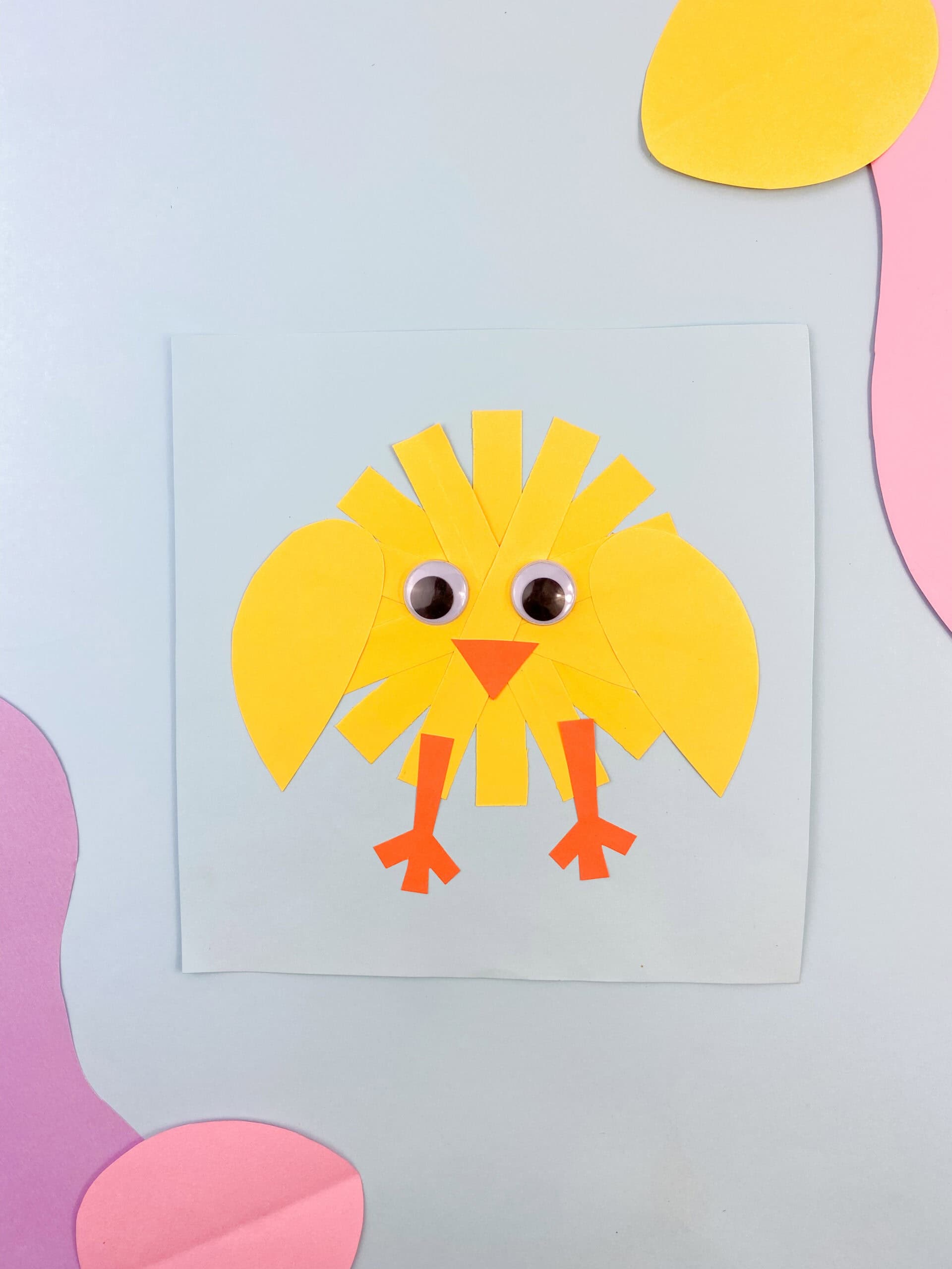 Paper Chick Easter Craft (With Free Chick Template)