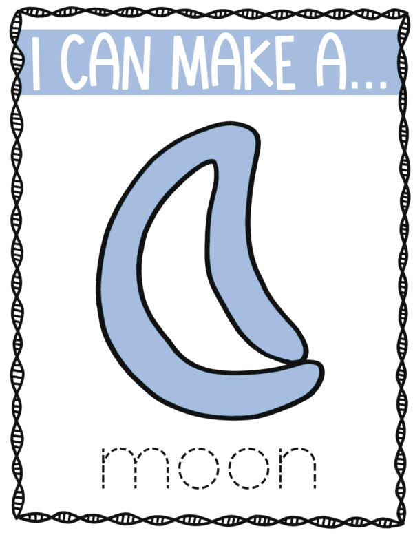 Free Printable Shapes Playdough Mats