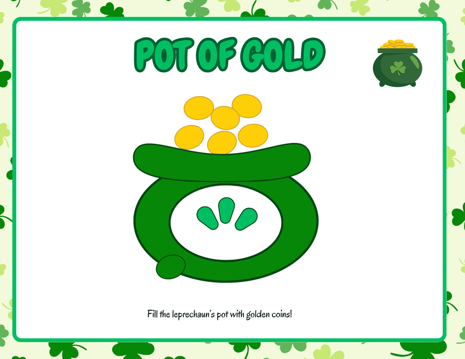 St. Patrick's Day Playdough Mats (Free To Print)