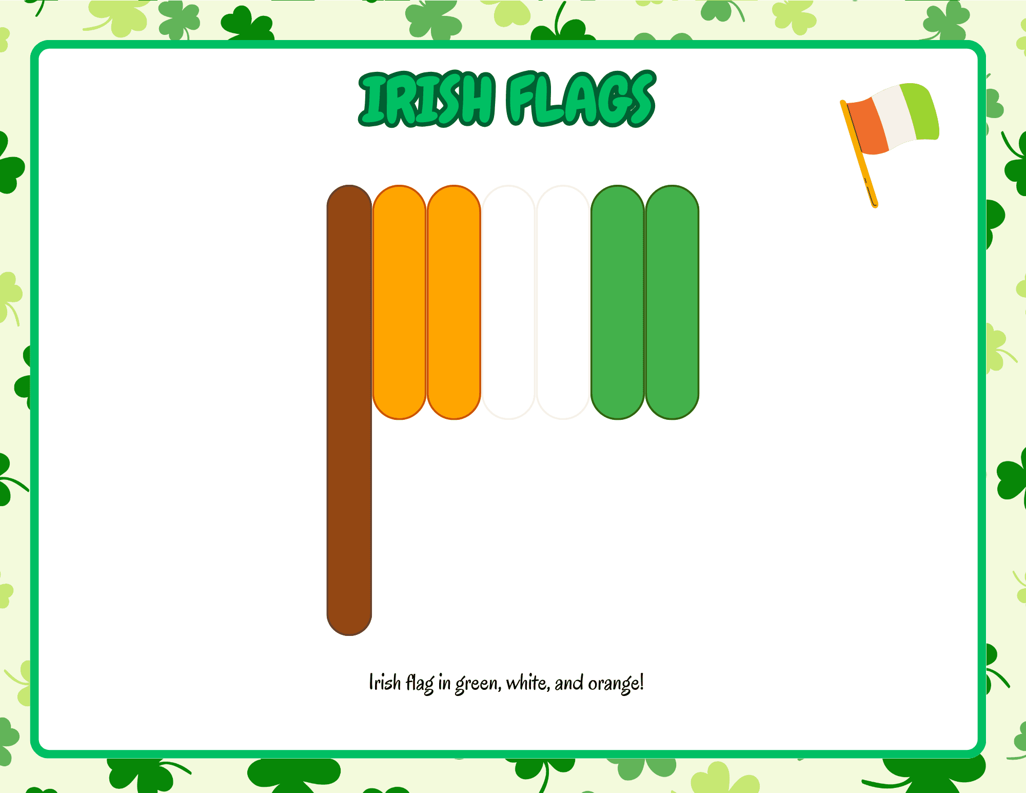 St. Patrick's Day Playdough Mats (Free To Print)