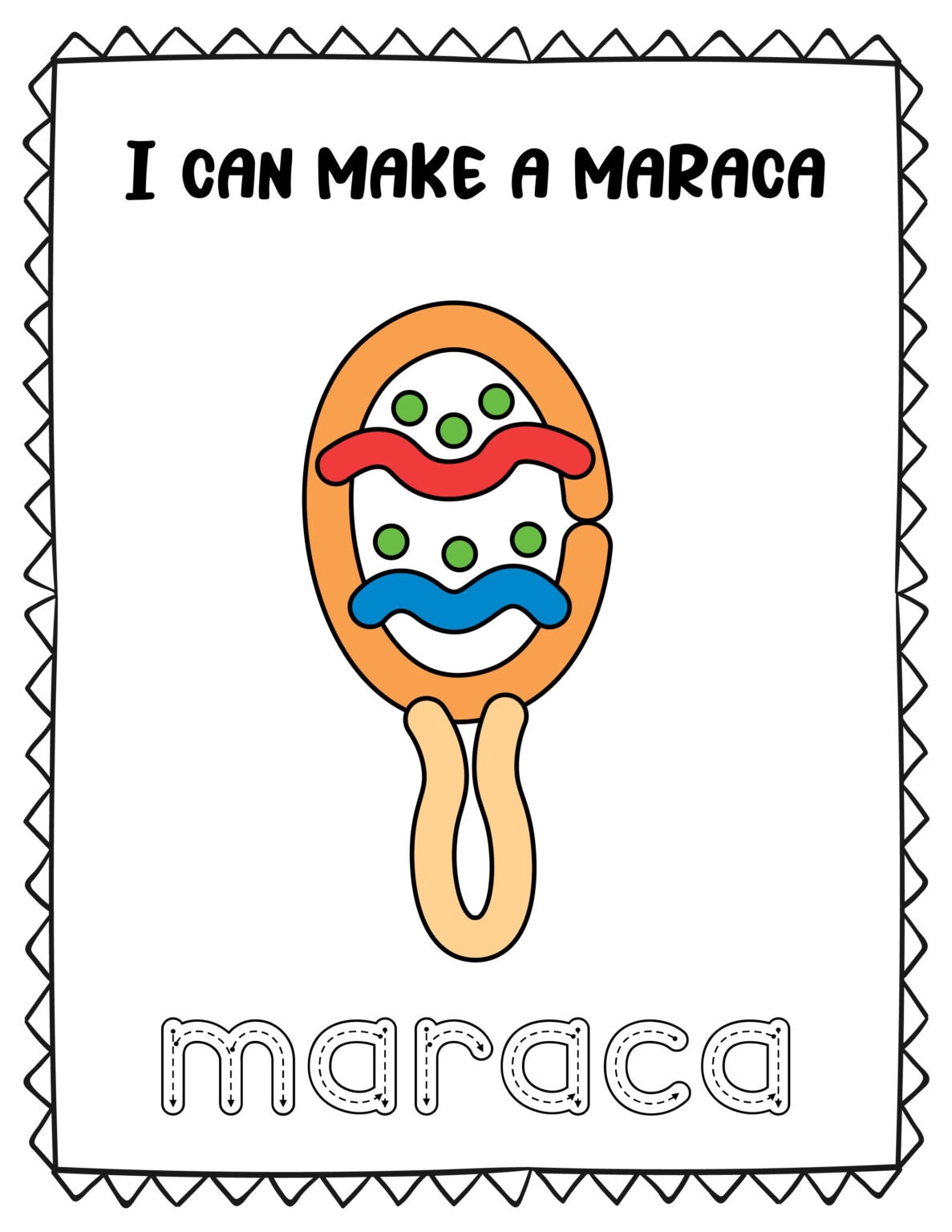 Cinco de Mayo Playdough Mats (Free Printables » 24hourfamily.com