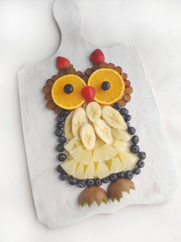 Owl Fruit Tray Charcuterie Board