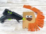 Easy Popsicle Stick Lion Craft for Kids (Free Lion Template)