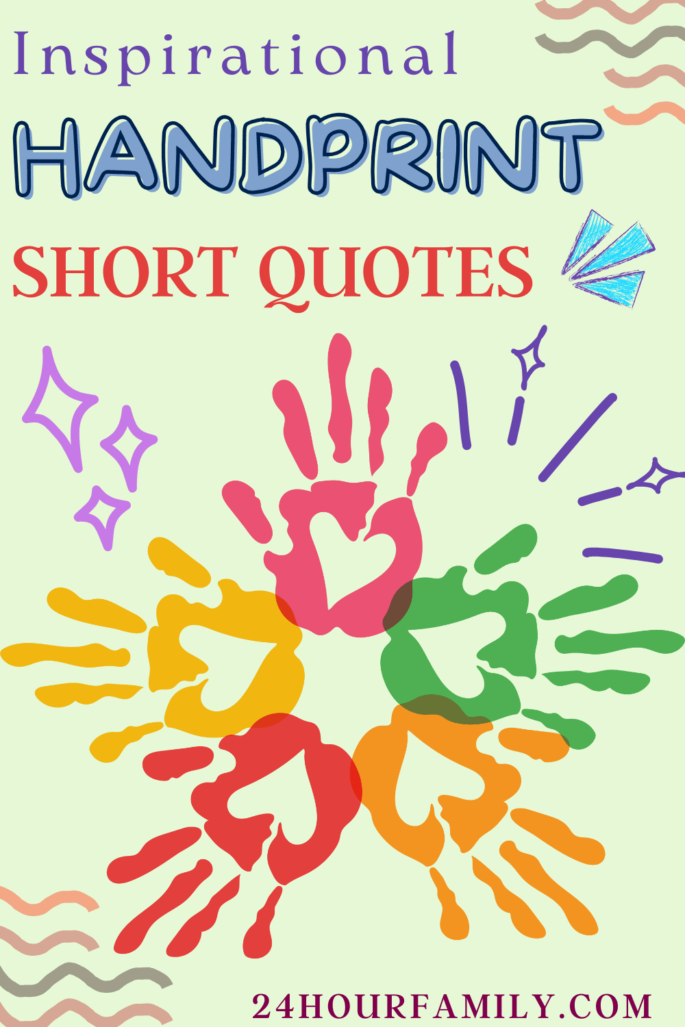 Short Inspirational Handprint Quotes