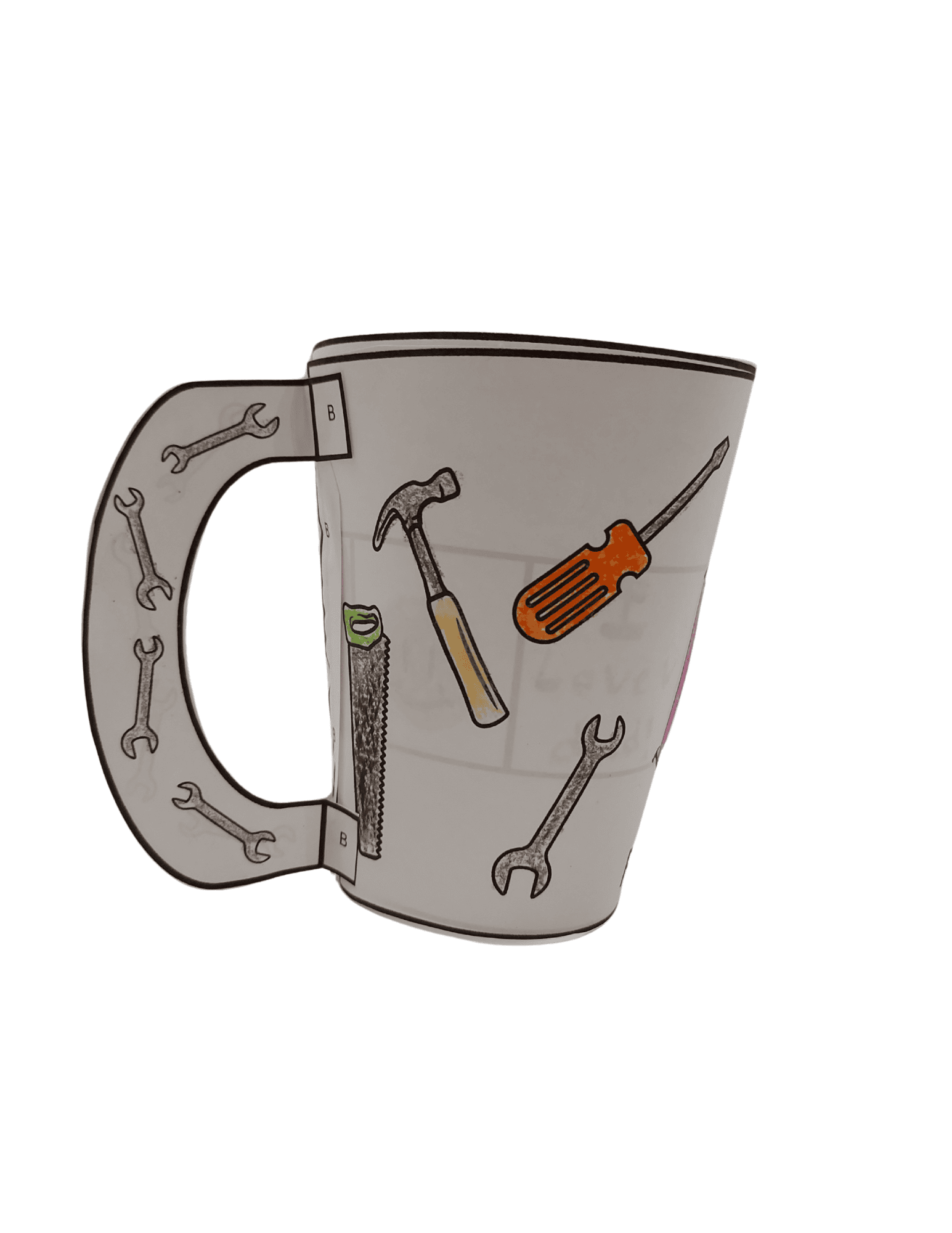 Father's Day Coffee Cup Craft (Free Craft To Print)
