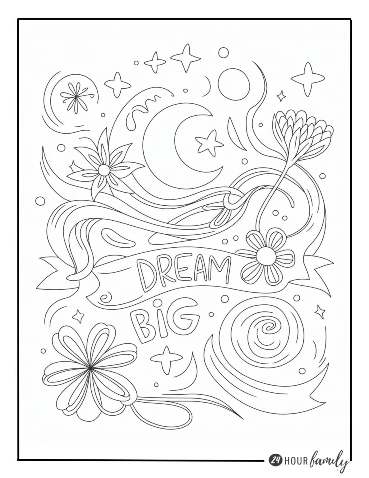 Coloring Pages for Teen Girls (Free PDF Printables) » 24hourfamily.com