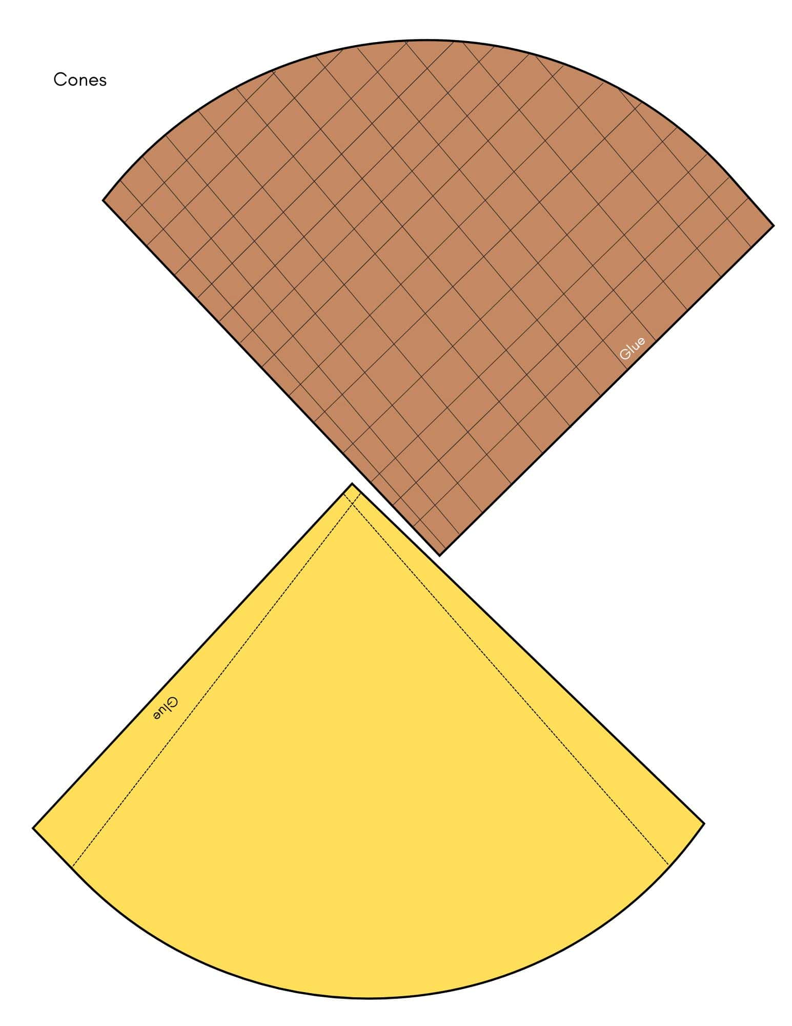 Cut, Color, and Build Ice Cream Printable Craft (Free Template)