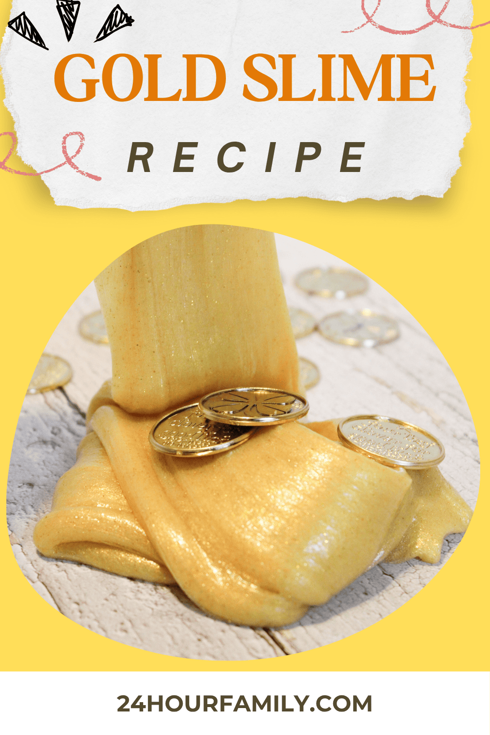Gold Slime Recipe - 24hourfamily.com
