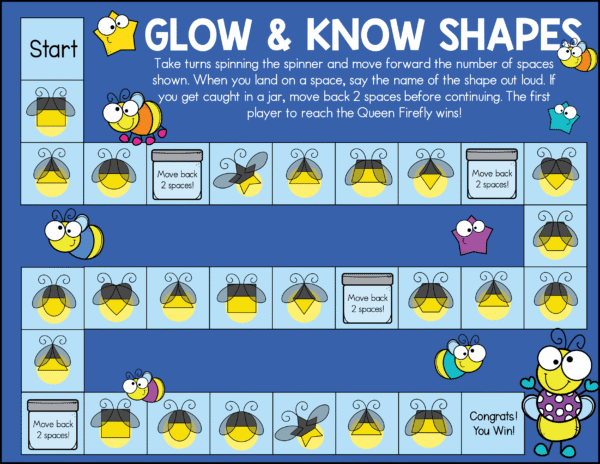 Learn Shapes Printable Game (Free to Print)