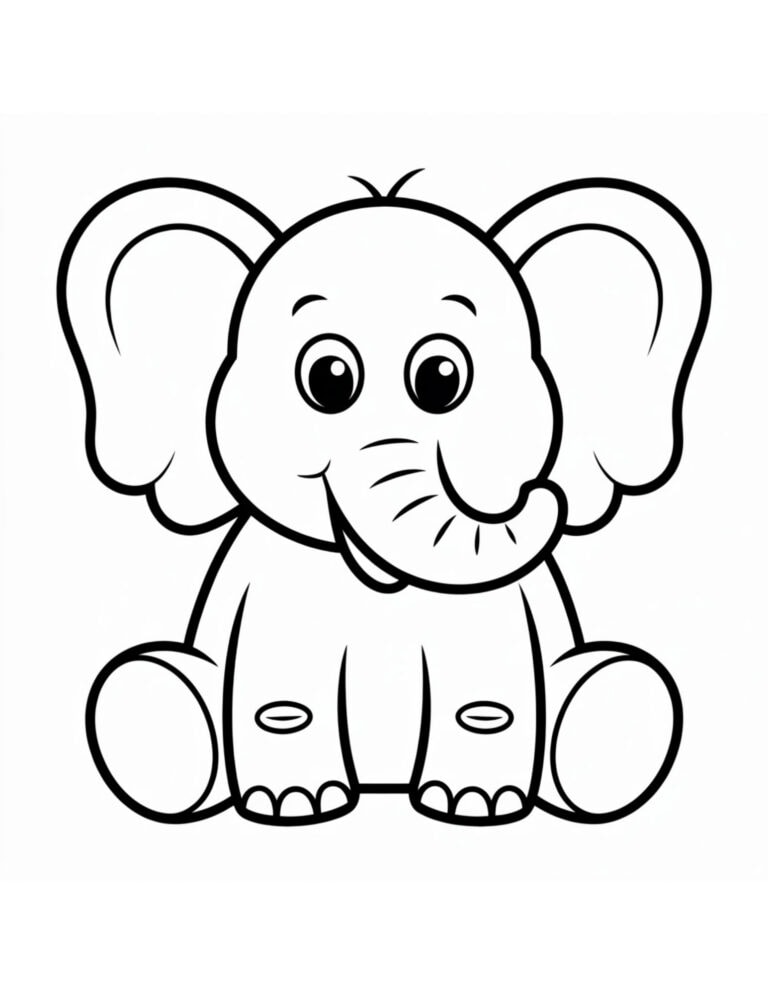 30 Free Toddler Coloring Pages for Early Learning Fun