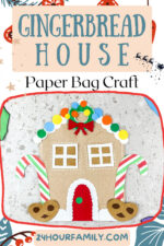 Gingerbread House Paper Bag Craft