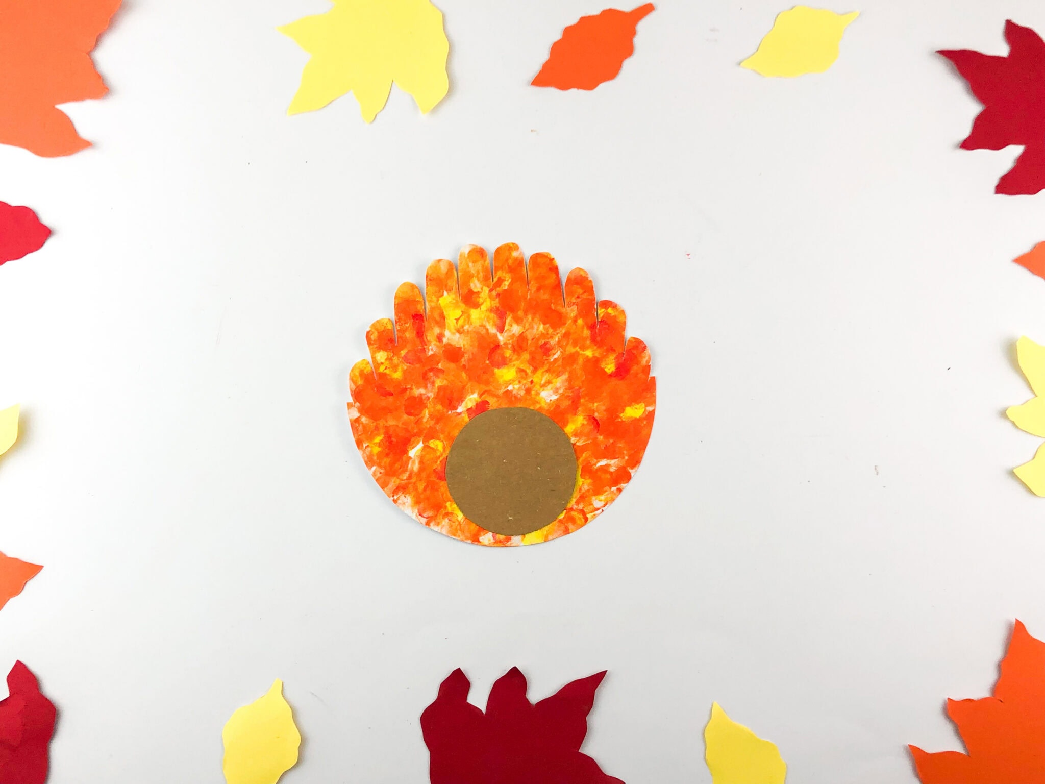 Adorable Rocking Turkey Fingerprint Craft for Kids (Free Template ...
