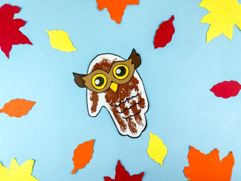 Create a Sweet Handprint Owl Keepsake with This Free Template