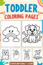 30 Free Toddler Coloring Pages for Early Learning Fun