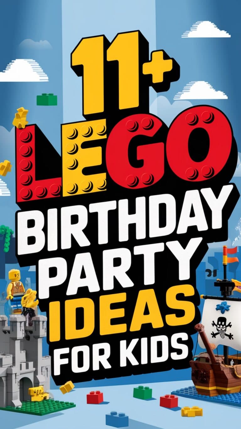 11+ LEGO Birthday Party Ideas for Kids (Free Printables & Easy Treats)