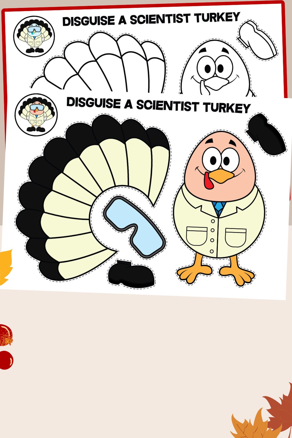 Turkey in Disguise Project Crafts And Printable Ideas