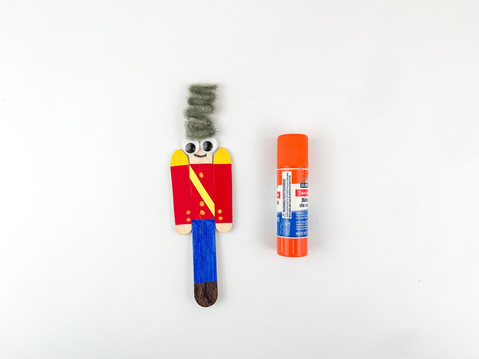 Make This Adorable Nutcracker Popsicle Stick Ornament Craft ...
