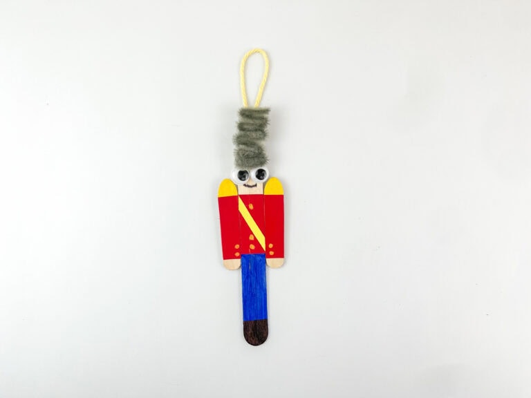 Make This Adorable Nutcracker Popsicle Stick Ornament Craft ...